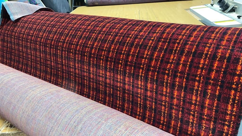 Bus moquette | Chester Bus Tartan Moquette | Shed 2 – Shed Number 2